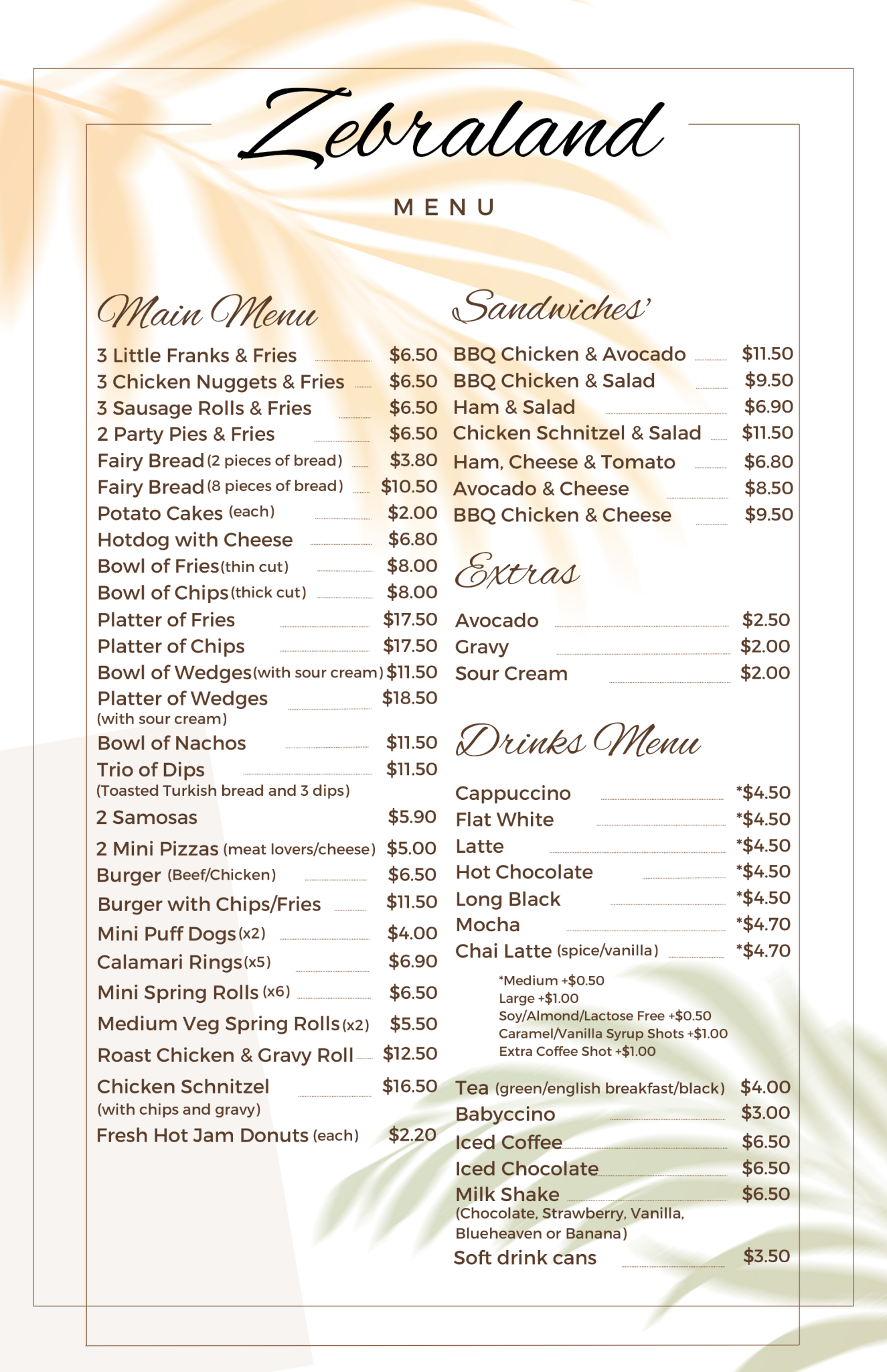Cafe – Zebraland